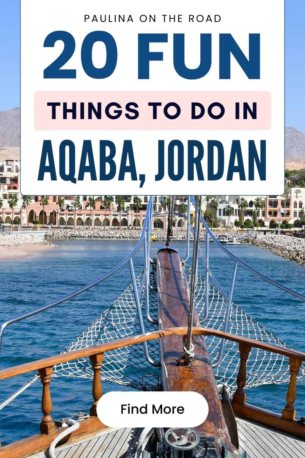 20 Fun Things To Do in Aqaba, Jordan - Paulina on the road