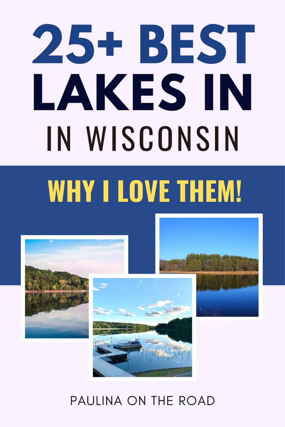 30 Best Lakes In Wisconsin: Why I Love Them! - Paulina on the road