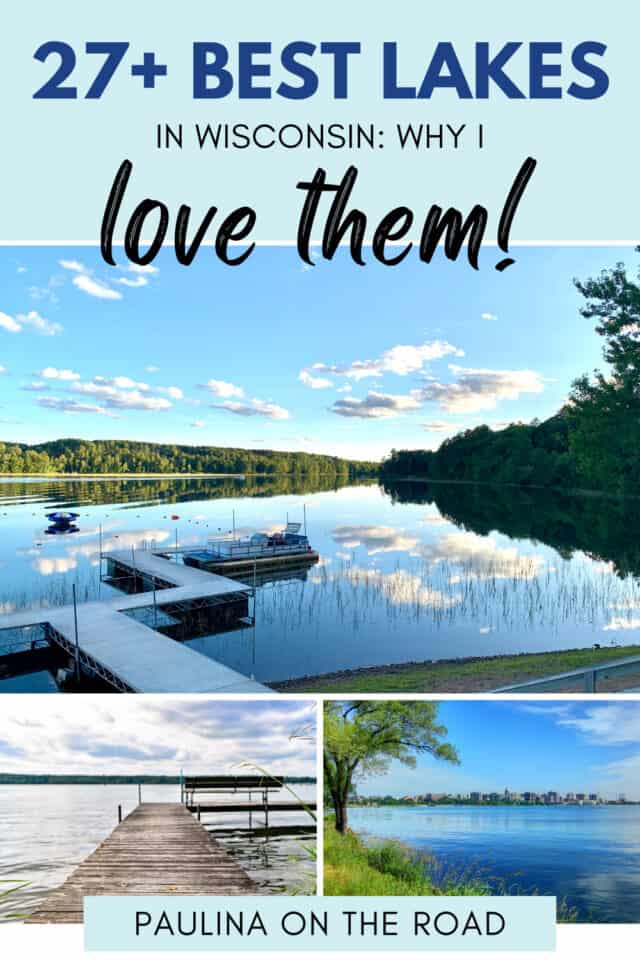 30 Best Lakes In Wisconsin: Why I Love Them! - Paulina on the road
