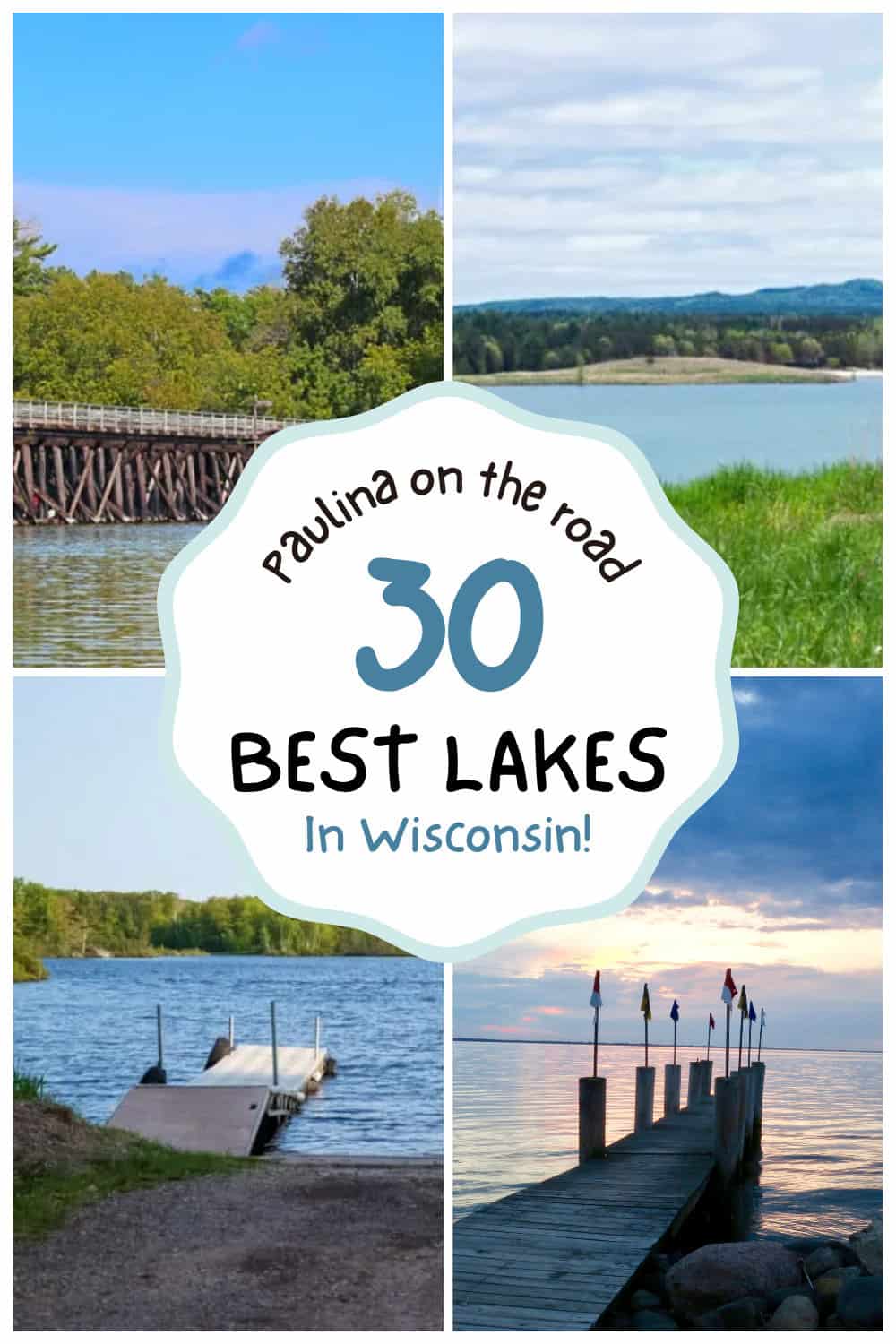 30 Best Lakes In Wisconsin: Why I Love Them! - Paulina on the road