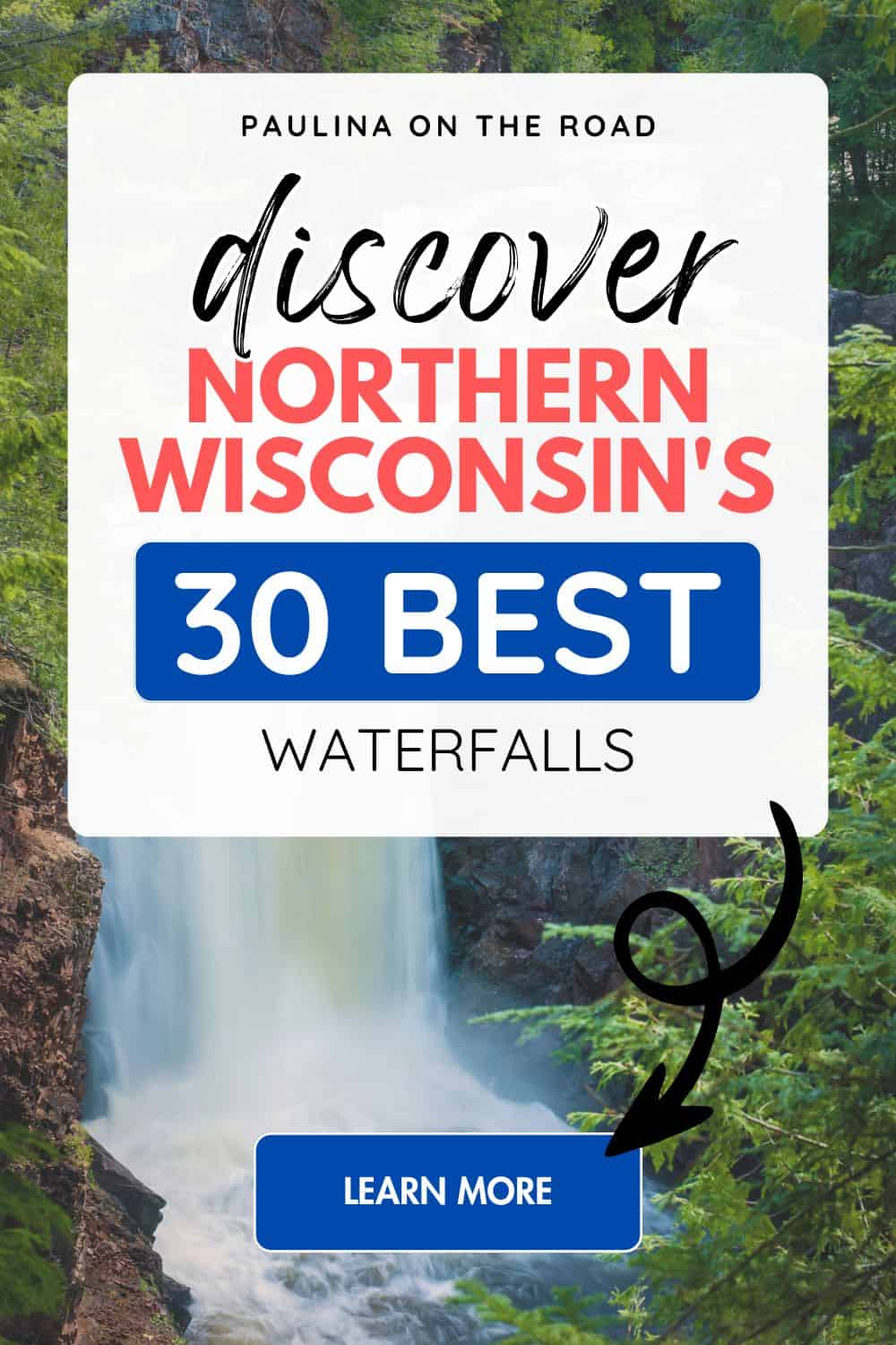 20 Most Beautiful Waterfalls in Northern Wisconsin - Paulina on the road