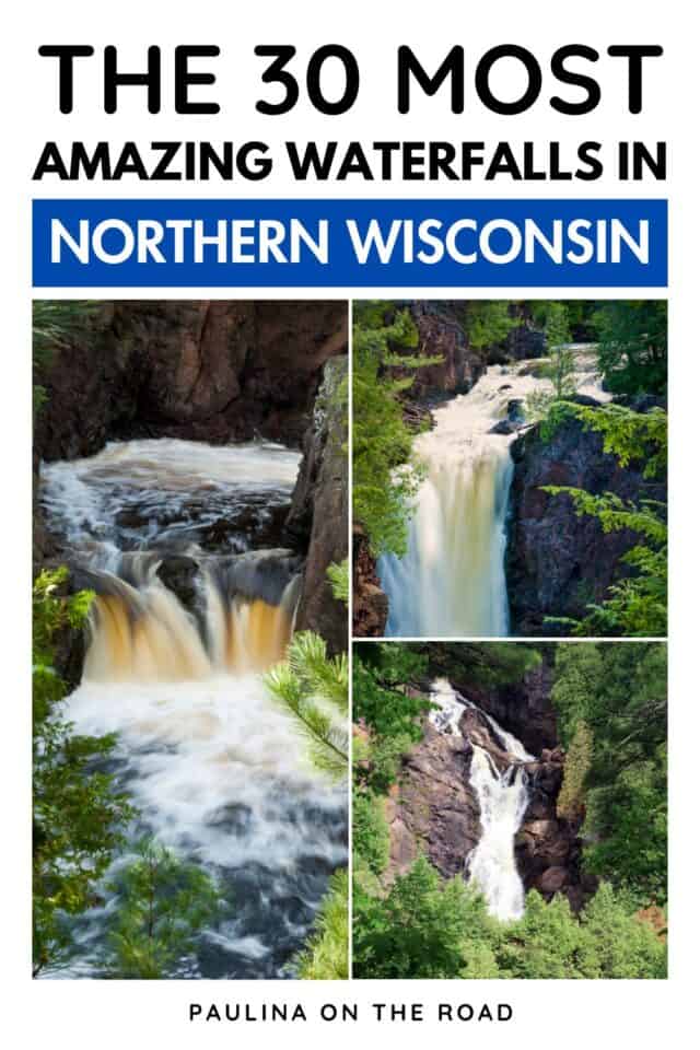 20 Most Beautiful Waterfalls in Northern Wisconsin - Paulina on the road