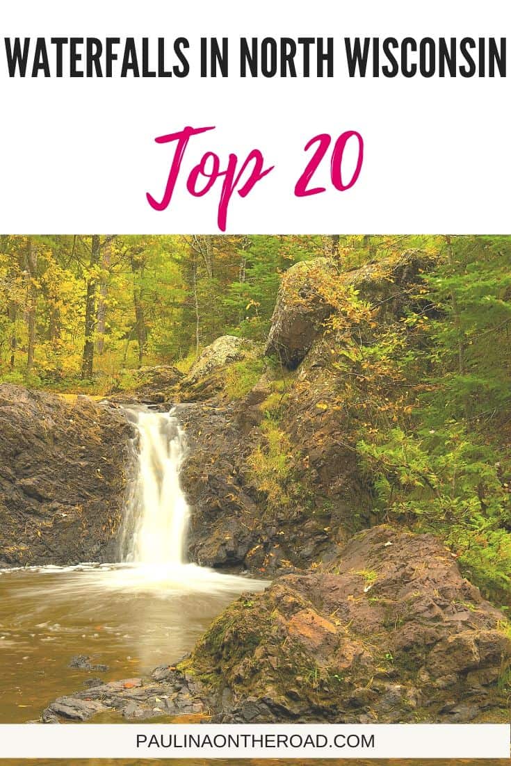 20 Most Beautiful Waterfalls in Northern Wisconsin - Paulina on the road