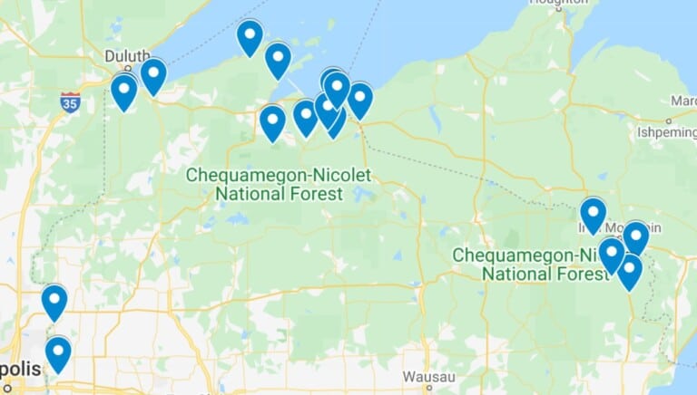 20 Most Beautiful Waterfalls in Northern Wisconsin - Paulina on the road