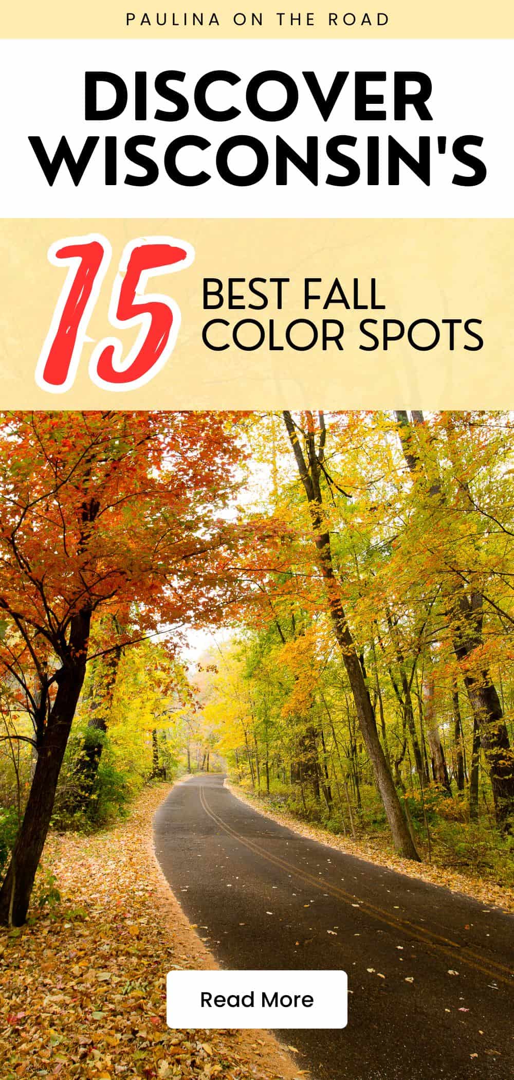 20 Best Places for Fall Colors in Wisconsin 2025 - Paulina on the road