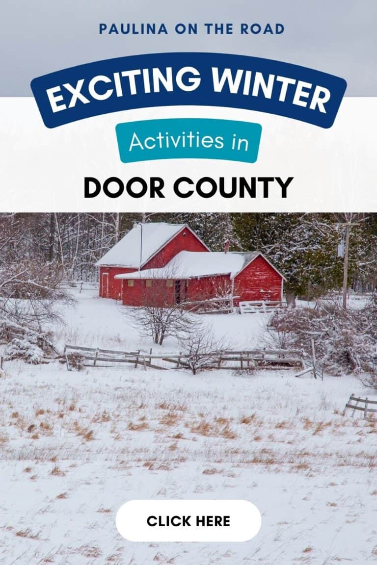 30 Fun Things to do in Door County in Winter - Paulina on the road