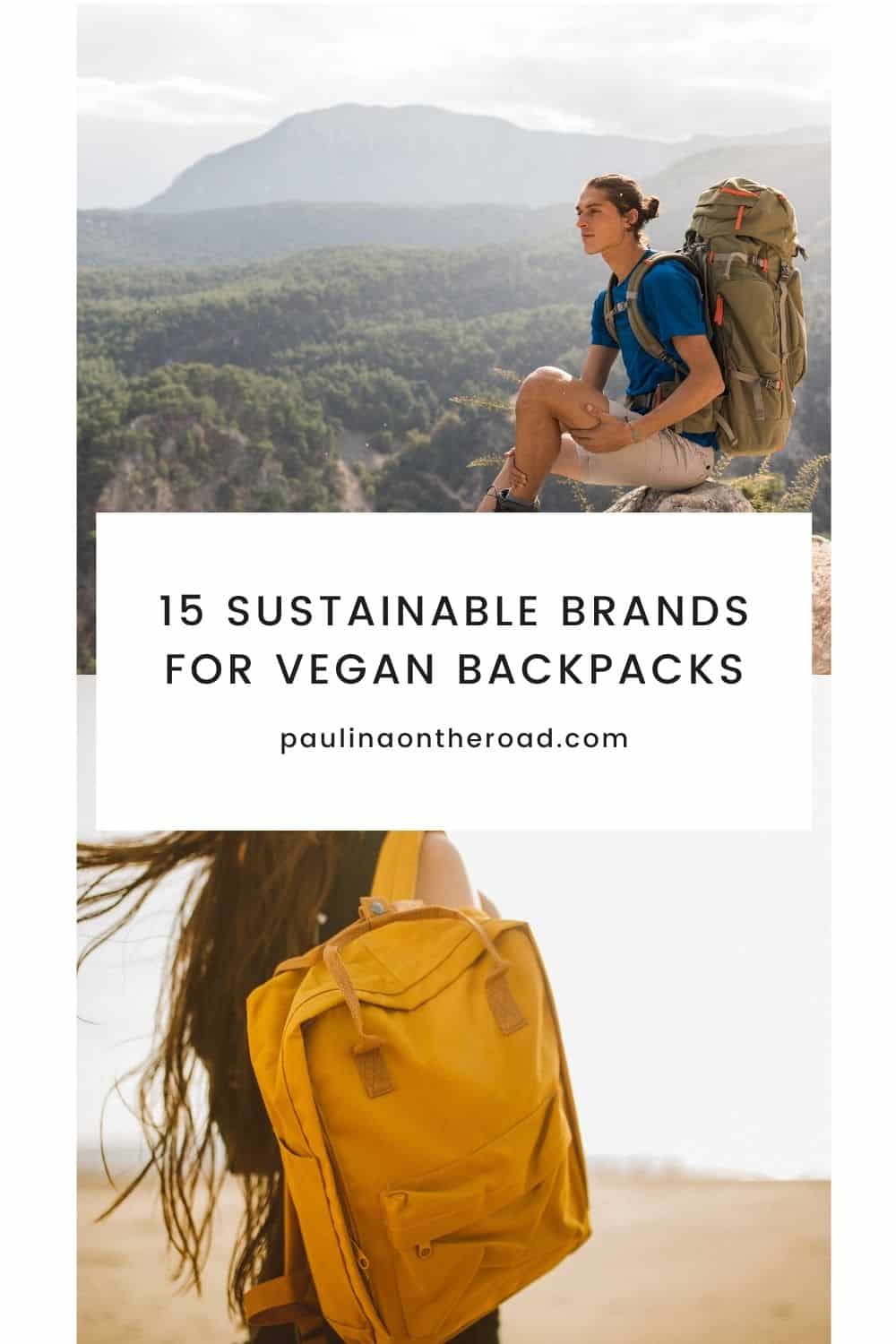 15 Best Brands for Vegan Backpacks - Paulina on the road