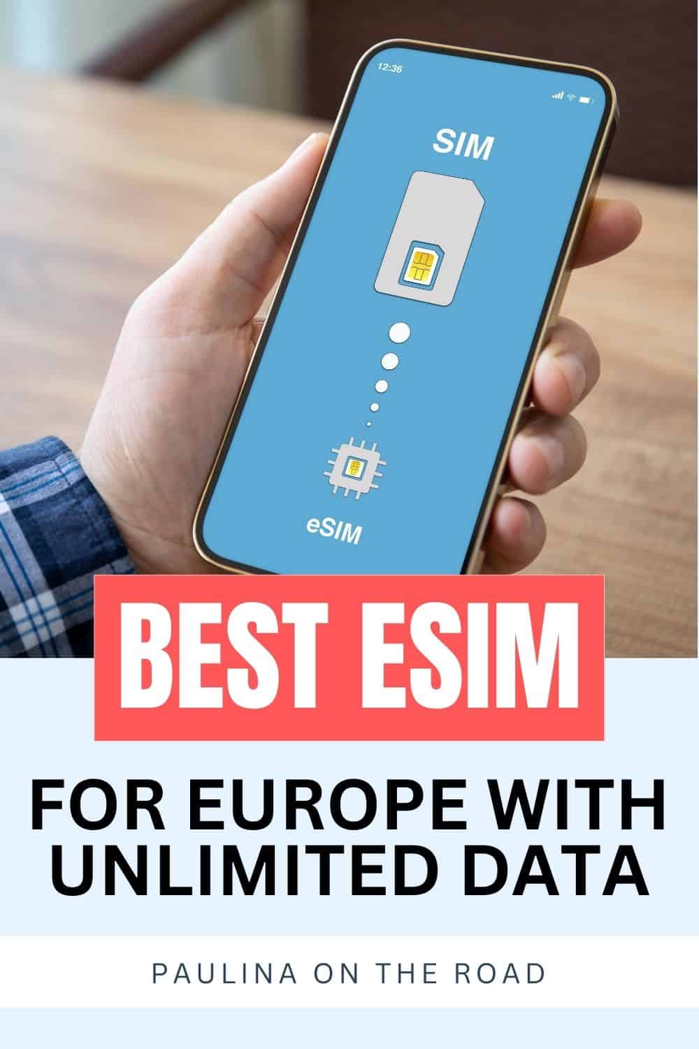 Best eSIM for Europe with unlimited data [2025 Guide] - Paulina on the road