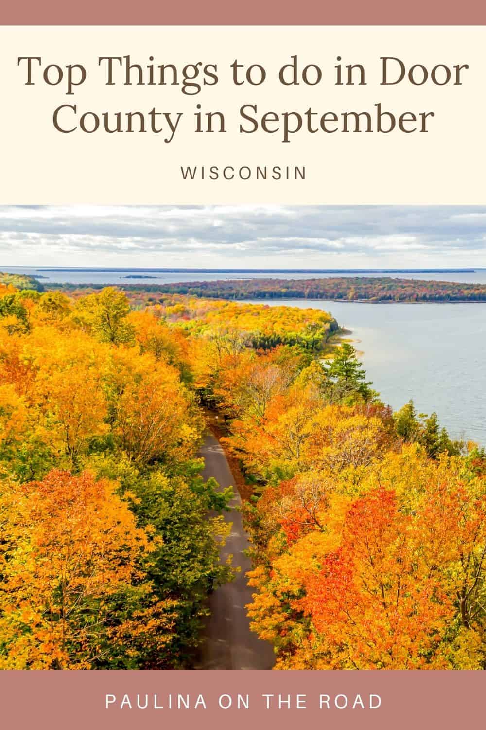 Door County in September: 10 Things to Do! - Paulina on the road
