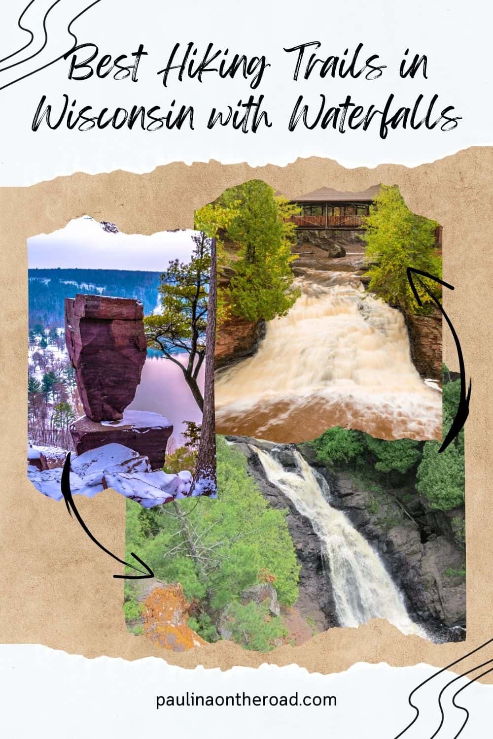10 Best Hiking Trails in Wisconsin with Waterfalls - Paulina on the road