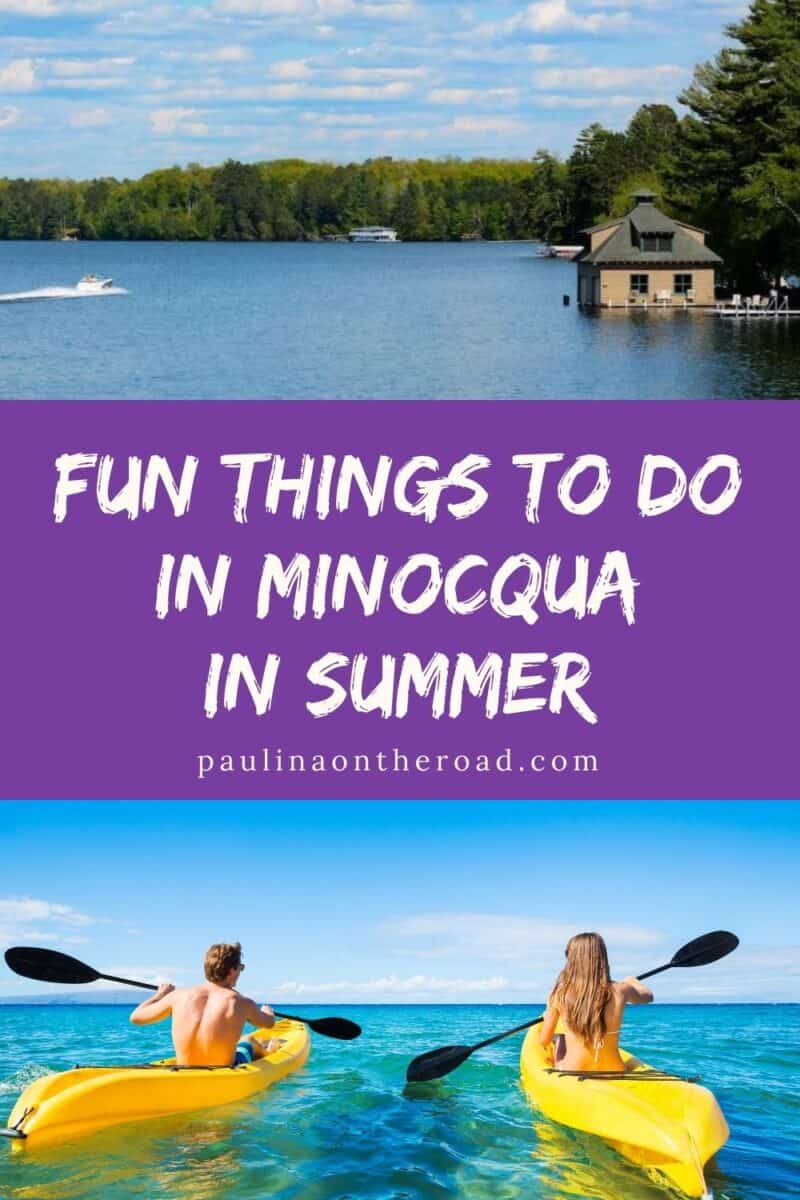 10 Fun Things to Do in Minocqua in Summer - Paulina on the road