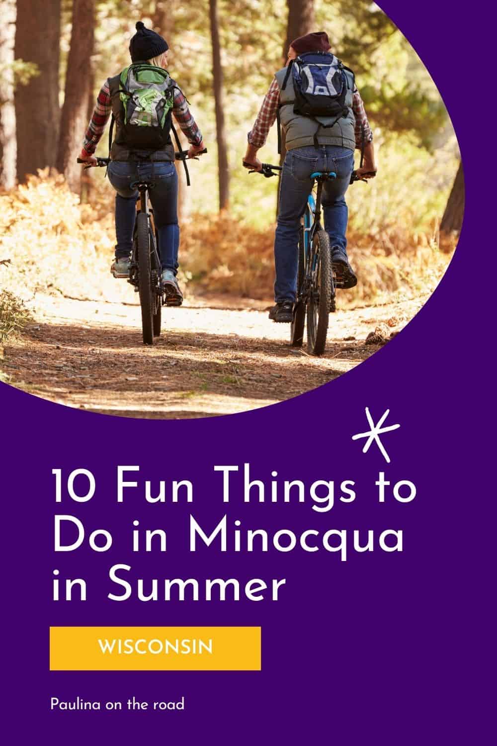 10 Fun Things to Do in Minocqua in Summer - Paulina on the road