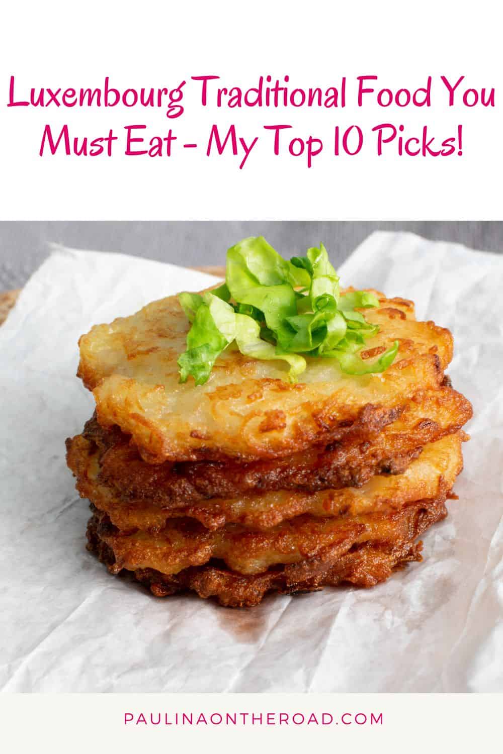 10 Luxembourg Traditional Food You'll Love! - Paulina on the road