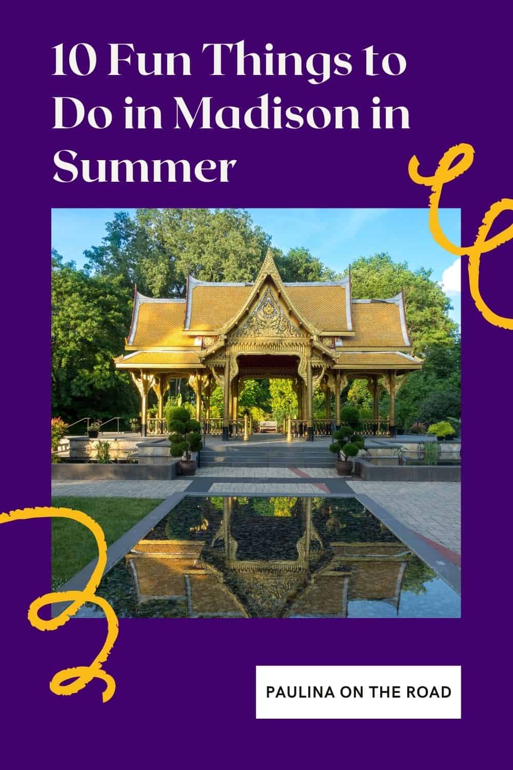 10 Fun Things To Do in Madison Summer - Paulina on the road