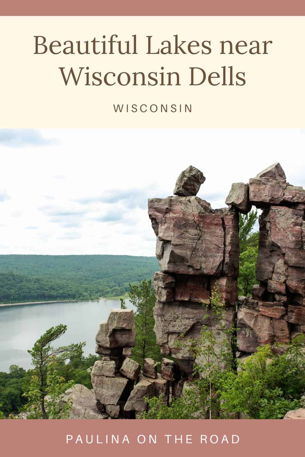 10 Gorgeous Lakes near Wisconsin Dells - Paulina on the road