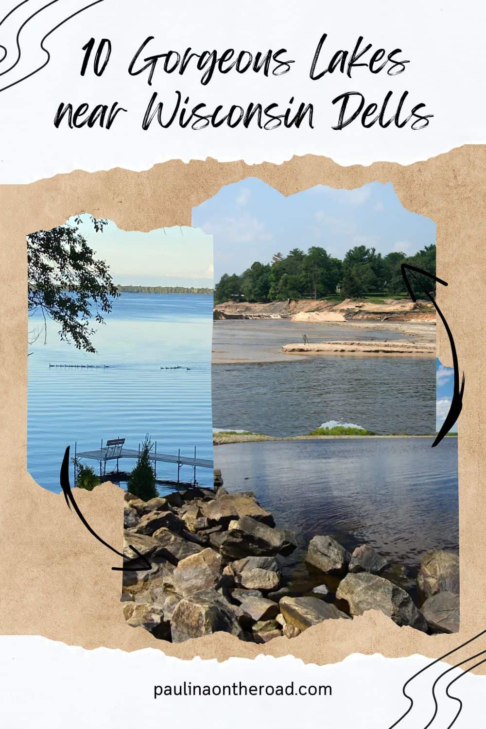 10 Gorgeous Lakes near Wisconsin Dells - Paulina on the road