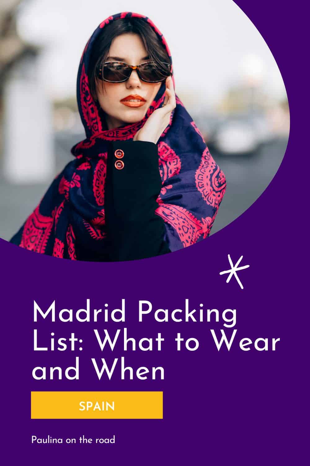 What to Wear in Madrid for Every Season - Paulina on the road