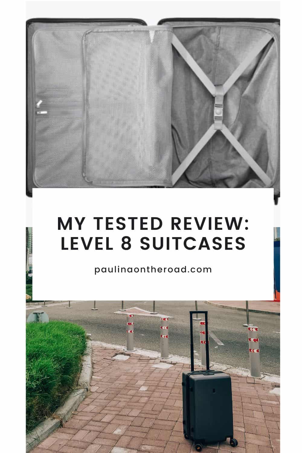 My Tested Review: Level 8 Suitcases - Paulina on the road